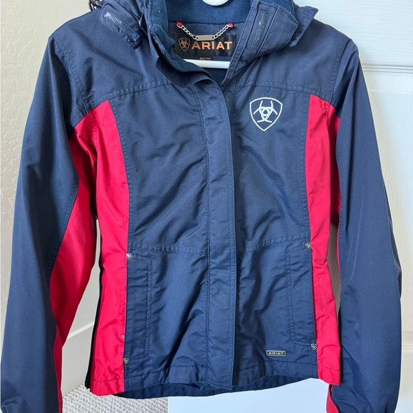 Ariat | Jackets & Coats | Ariat Team Navy And Red Jacket | Poshmark